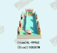 China The Seven Dwarfs And Snow White Inflatable Slide For Childrens for sale