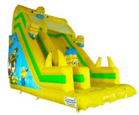 China Children Fun Park Yellow Inflatable Minions Slide For Rentals for sale