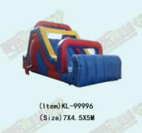 China Children Fun Park Large Inflatable Slide With Stopper for sale