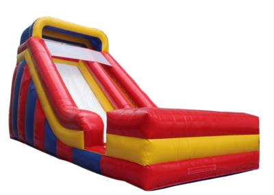 China Red Yellow Blue Children Fun Park Inflatable Slide For Rentals for sale