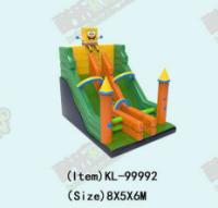 China SpongeBob With Candle Fun Park Inflatable Slide For Rentals for sale