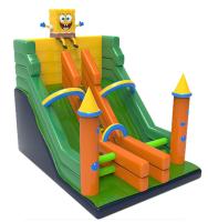 China SpongeBob With Candle Fun Park Inflatable Slide For Rentals for sale