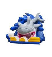 China Huge Shark Children Fun Park Inflatable Slide For Rentals for sale