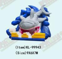 China Huge Shark Children Fun Park Inflatable Slide For Rentals for sale