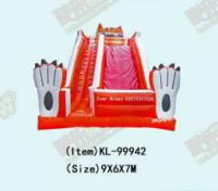 China Children Fun Park Inflatable Garfiled Cat Slide For Rentals for sale