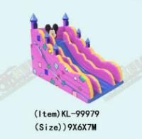 China Children Fun Park Inflatable Miki Mouse Pink Slide For Rentals for sale