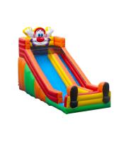 China Children Fun Park Inflatable Clown Slide For Rentals for sale