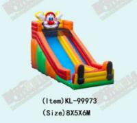 China Children Fun Park Inflatable Clown Slide For Rentals for sale