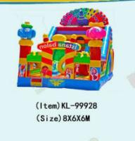 China Children Fun Park Inflatable  Peoacock Animals Slide For Rentals for sale