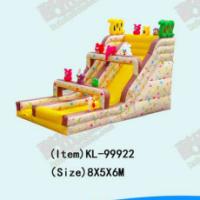 China Children Fun Park Big Inflatable Slide with cartoon For Rentals for sale