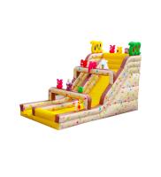 China Children Fun Park Big Inflatable Slide with cartoon For Rentals for sale