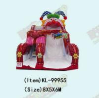 China Clown Theme Happy Joy Factory Huge Inflatable Slide Rentals for sale
