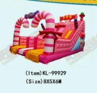 China Sweet Candy Children Fun Park Inflatable Slide For Rentals for sale