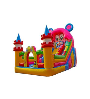 China Inflatable Slides With Mickey Mouse Cartoon Design Adding Fun To Play for sale