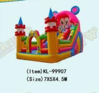 China Inflatable Slides With Mickey Mouse Cartoon Design Adding Fun To Play for sale
