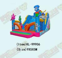 China Customize Inflatable Slides For Outdoor Play With Patrick Design for sale