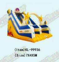 China Double Stitching Inflatable Slides With Space Theme For Children Playgrounds for sale