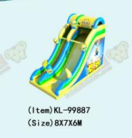 China Minions Children Fun Park Inflatable Blow Up Slip N Slide for sale