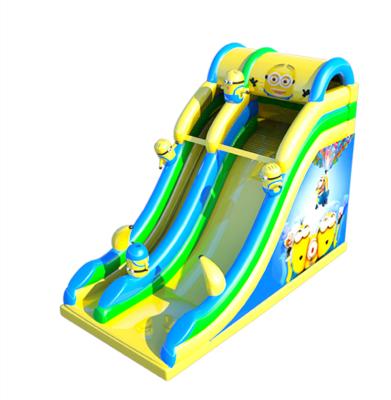 China Minions Children Fun Park Inflatable Blow Up Slip N Slide for sale