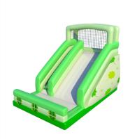 China Green And White Inflatable Slides For Fun And Safety In Children Play for sale