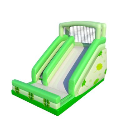 China Green And White Inflatable Slides For Fun And Safety In Children Play for sale