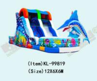China Ocean Amusement Parks  And Backyard Parties Inflatable Slides for sale