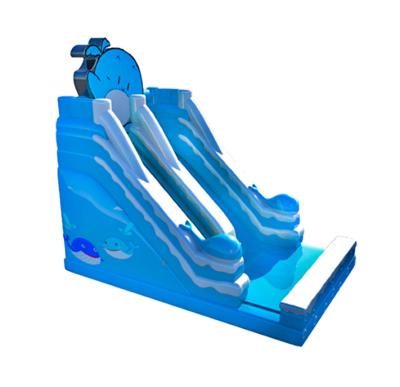 China Clown Inflatable Slide With Elephant Theme For Children Fun Park for sale