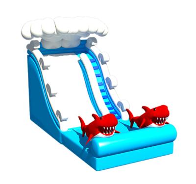 China Clown Inflatable Slide With Elephant Theme For Children Fun Park for sale