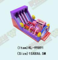 China Clown Inflatable Slide With Elephant Theme For Children Fun Park for sale