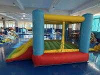 China Polyester Oxford Inflatable Colorful Slide For Children Play And Exercise Indoors And Outdoors for sale