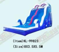 China Aldult  Outdoor Rental Inflatable Large Water Slides With Bouncy for sale