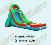 China Aldult  Outdoor Rental Inflatable Large Water Slides With Bouncy for sale