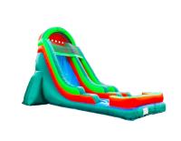 China Aldult  Outdoor Rental Inflatable Large Water Slides With Bouncy for sale
