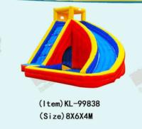 China Children Fun Park Inflatable Giraffe Animals Slide For Rentals for sale
