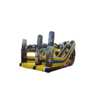 China Colorful Slides Children Fun Park Inflatable Playground for sale