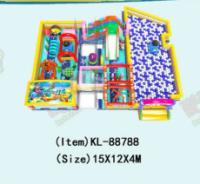 China Large Inflatable Obstacle And Big Ball Pool Children Fun Park for sale