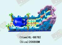 China Whale Theme Fun Park Jumping Slides Commercial kids Playground for sale