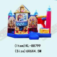China Snow Pricess Combos Jumping Slide Children Fun Park Inflatable for sale