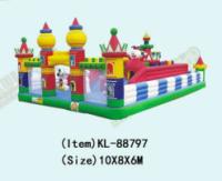 China Children Fun Park Large Inflatable Castle Jumping Sliding for sale