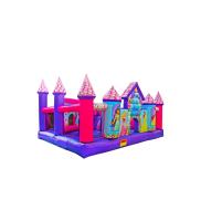 China Pink Purple Snow Princess Jumping Children Playground for sale