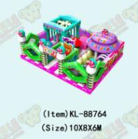 China Candy Land Children Fun Park Inflatable Bouncy Obstacle for sale