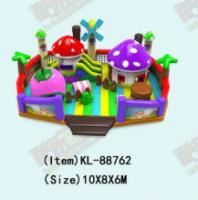 China Mushroom Theme Small Young Children Playground With Small Slide for sale