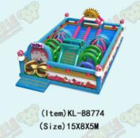 China Customized Obstacle Children Fun Park Inflatable Slide Bouncy for sale
