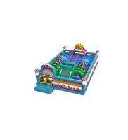 China Customized Obstacle Children Fun Park Inflatable Slide Bouncy for sale