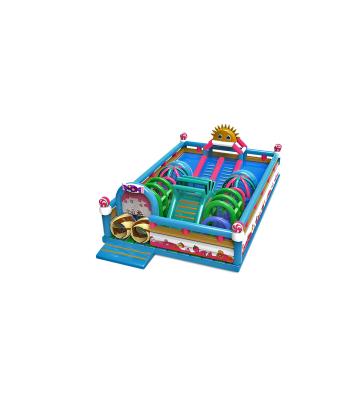 China Customized Obstacle Children Fun Park Inflatable Slide Bouncy for sale