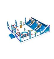 China Large Snow Land Children Fun Park Inflatable With Sand land for sale