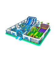 China Large Slide Children Playground Inflatable With Big Ball Pool for sale