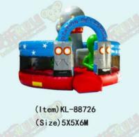 China Alien - Filled Space Station Inflatable Play Area Customized Inflatable for sale