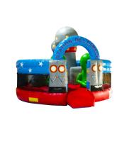 China Alien - Filled Space Station Inflatable Play Area Customized Inflatable for sale