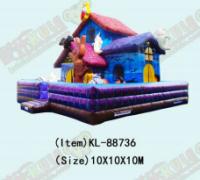 China Magical Inflatable Castle for Halloween Celebrations Spooky Play and Fright for sale